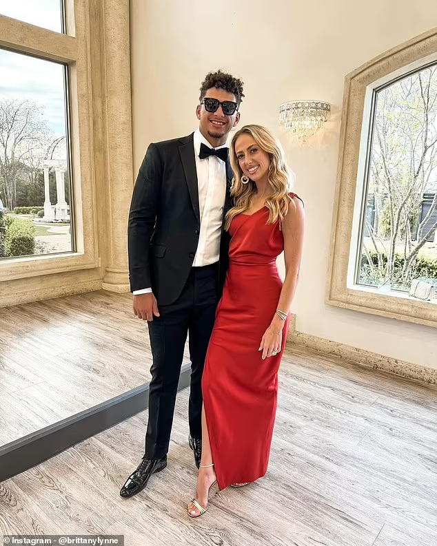 Patrick Mahomes And Wife Brittany Get Glammed Up For Friend's Wedding ...