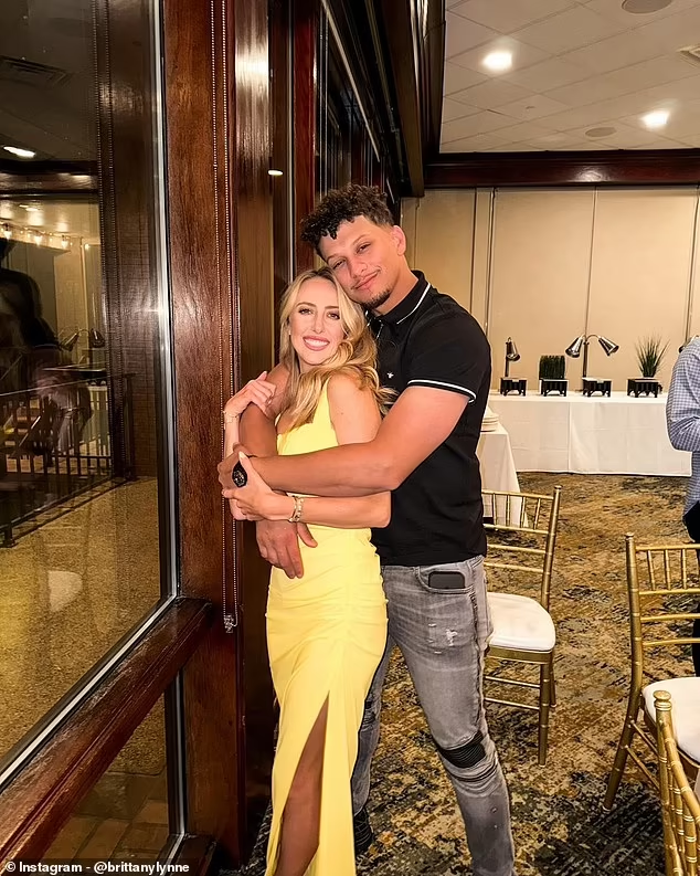 Patrick Mahomes And Wife Brittany Get Glammed Up For Friend's Wedding ...