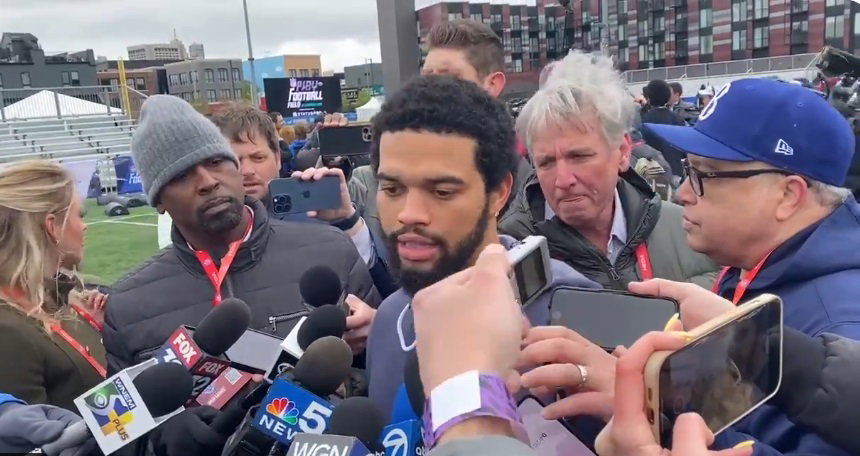 Caleb Williams Explains His Draft Night Painted Nails Will Match His ...