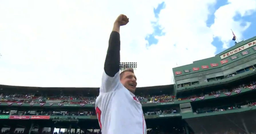 Rob Gronkowski Did the Most Gronk Thing Possible While Throwing Out the ...