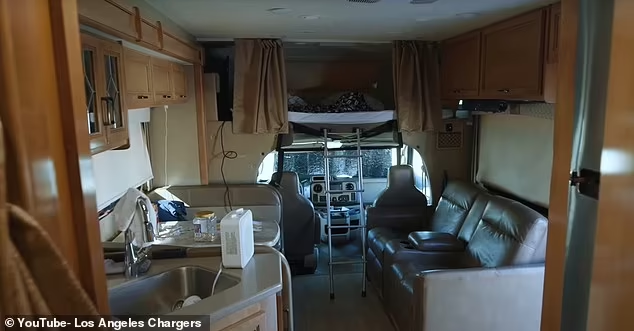 Photos Surface Of The RV That Jim Harbaugh Has Been Living In For The ...