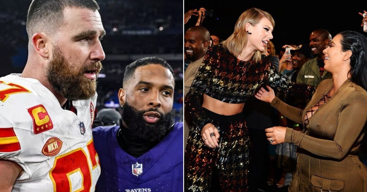 Travis Kelce's GF, Taylor Swift, is Beefing With Odell Beckham Jr's Ex ...