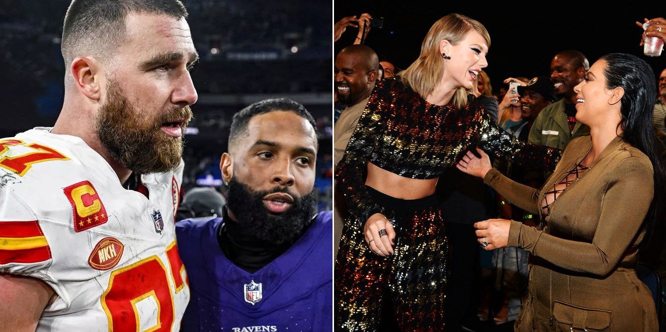 Travis Kelce's GF, Taylor Swift, is Beefing With Odell Beckham Jr's Ex ...