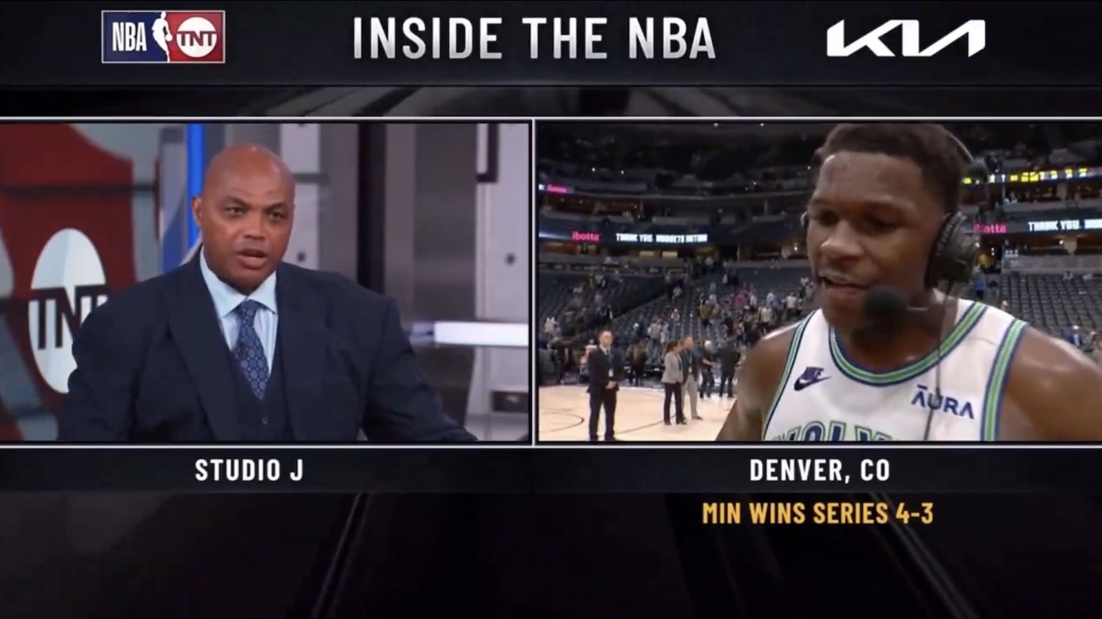 Anthony Edwards Message for Charles Barkley After Game 7 Goes Viral - TMSPN