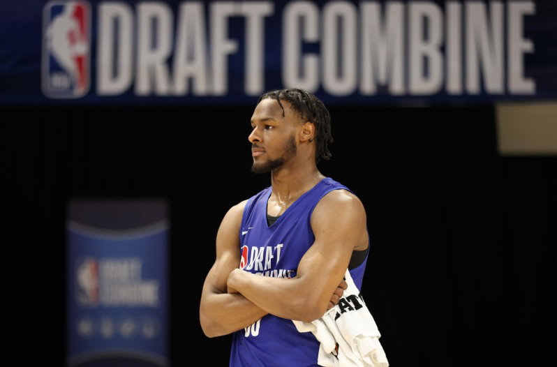 Bronny James Details Emerge From NBA Draft Combine - TMSPN