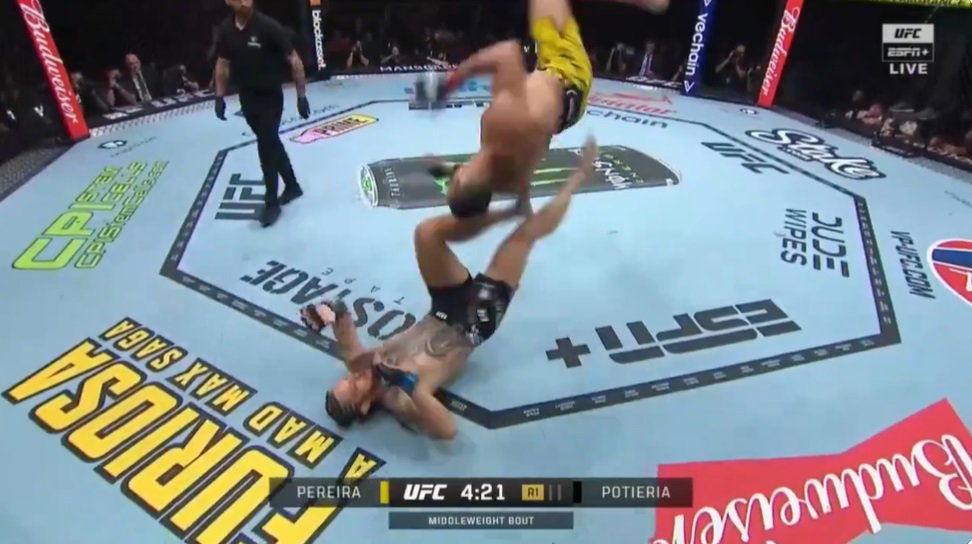 UFC Fighter Claims Victory After Landing Ridiculous Backflip Move on ...