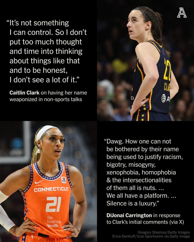 DiJonai Carrington Sends Message to Caitlin Clark After She Spoke Out ...