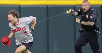 Cincinnati Reds Fan Who Got Tased After Storming the Field Has ...