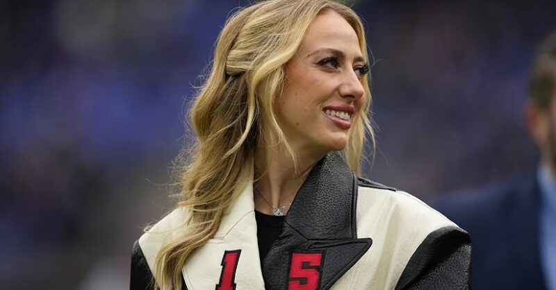 Brittany Mahomes Shines in Red Cowboy Boots and Bedazzled Tee at Chiefs ...