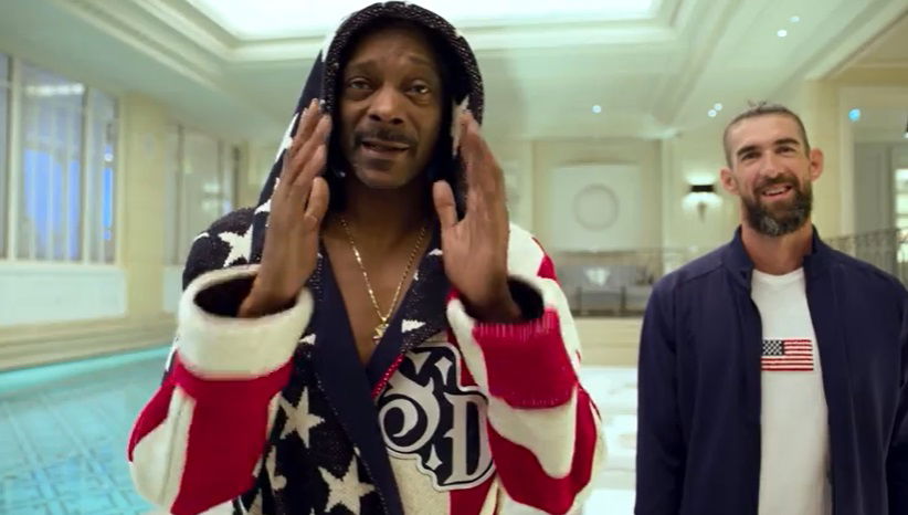Snoop Dogg Gets an Olympic Swimming Lesson from Michael Phelps - TMSPN