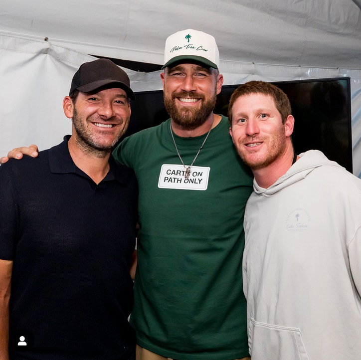 Travis Kelce Hangs With Tony Romo at Nevada Music Festival - TMSPN