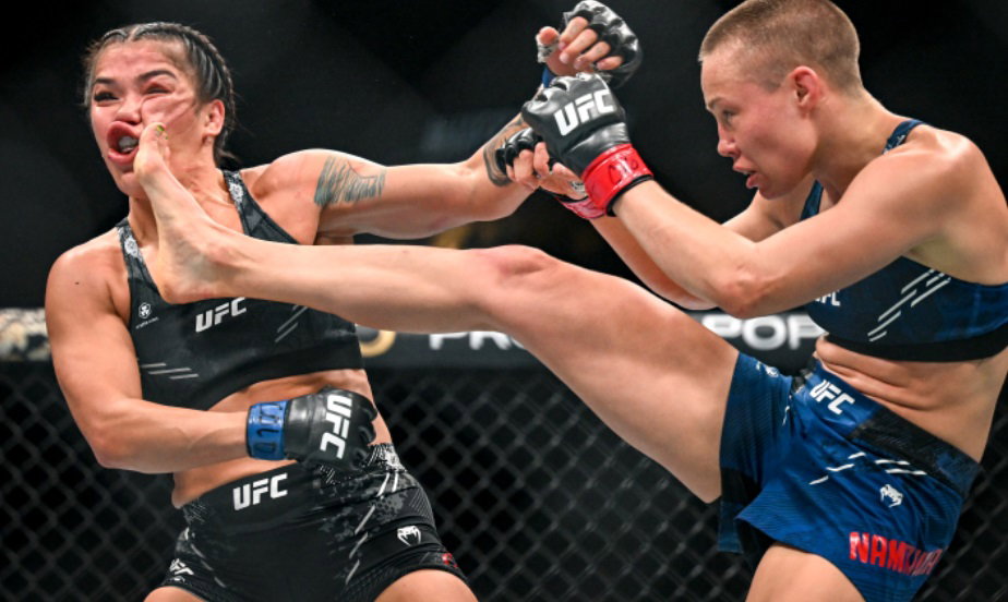 UFC Fighter Had Her Fake Eyelashes Punched Straight Off Her Face - TMSPN