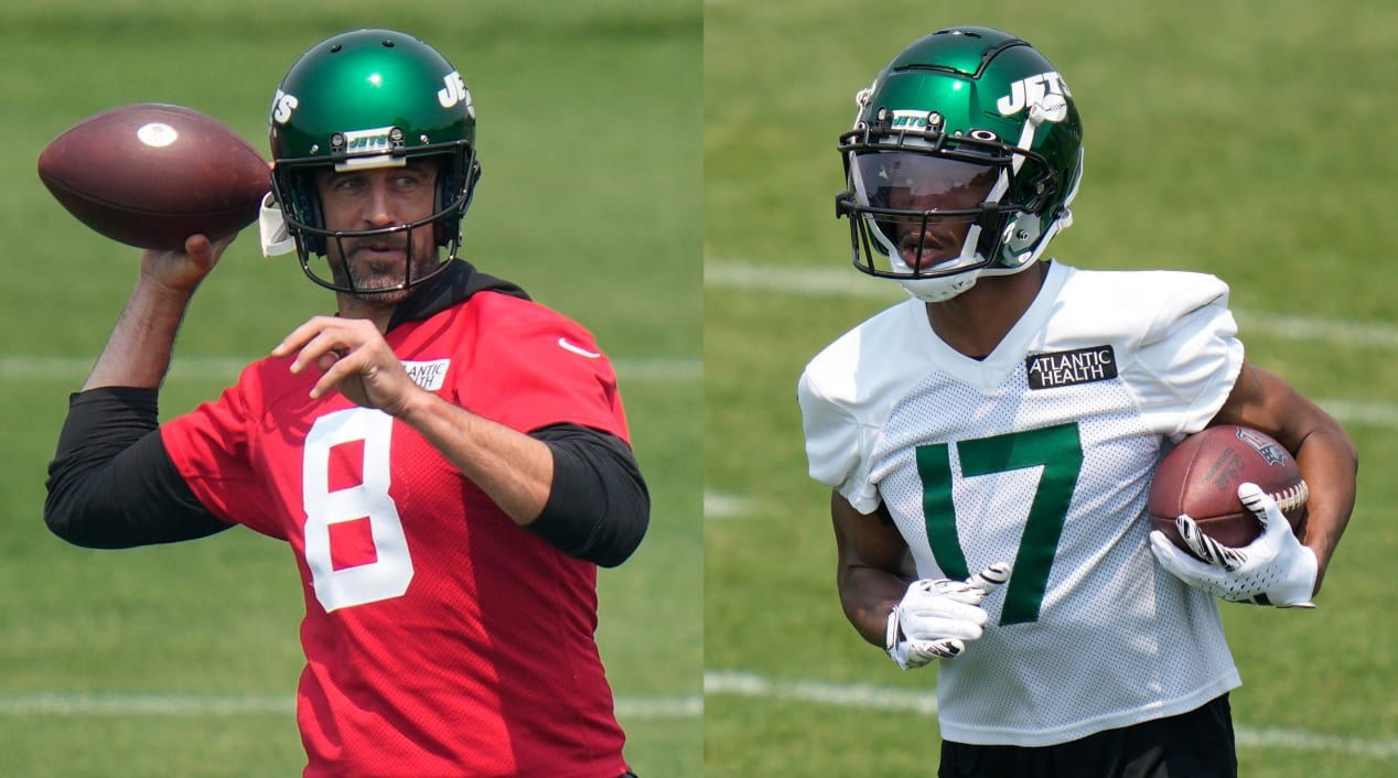 Garrett Wilson Breaks Silence on Rumored Rift with Aaron Rodgers - TMSPN