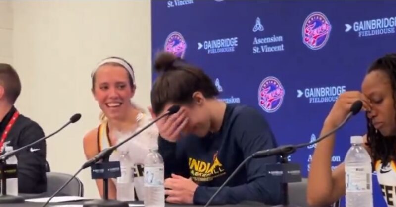 Caitlin Clark's Press Conference Goes Viral After Hilarious Double Entendre - TMSPN
