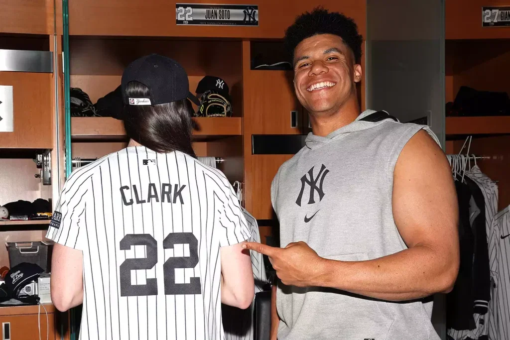 Caitlin Clark and Boyfriend Connor McCaffery Join Yankees for Game ...