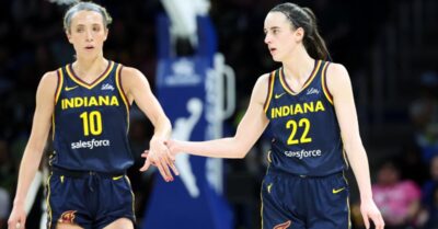 Caitlin Clark Shares Drink with Lexie Hull at WNBA 3-Point Contest ...