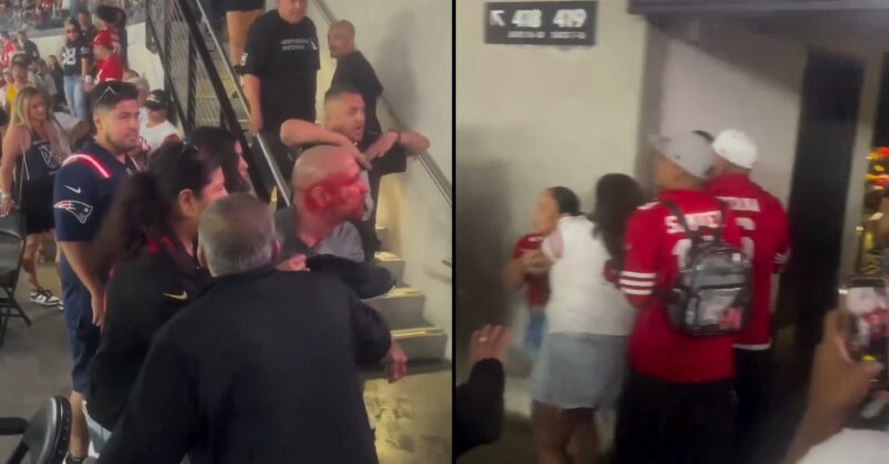 Massive Bloody Brawl Erupts at 49ers-Raiders Preseason Game Friday ...