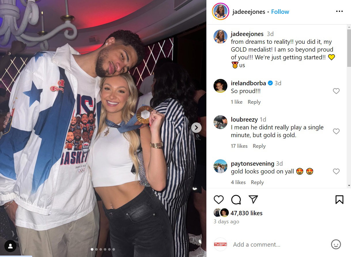 Tyrese Haliburton's Girlfriend Captures Attention at the Olympics - TMSPN
