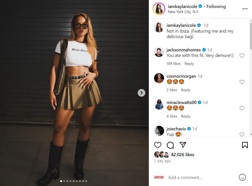 Travis Kelce's Ex Kayla Nicole Stuns Patrick Mahomes' Brother Jackson ...