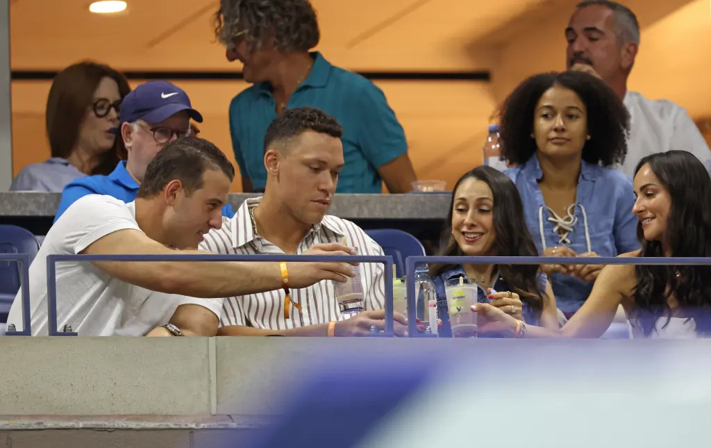 Aaron Judge and Anthony Rizzo Enjoy US Open with Their Wives on Yankees ...