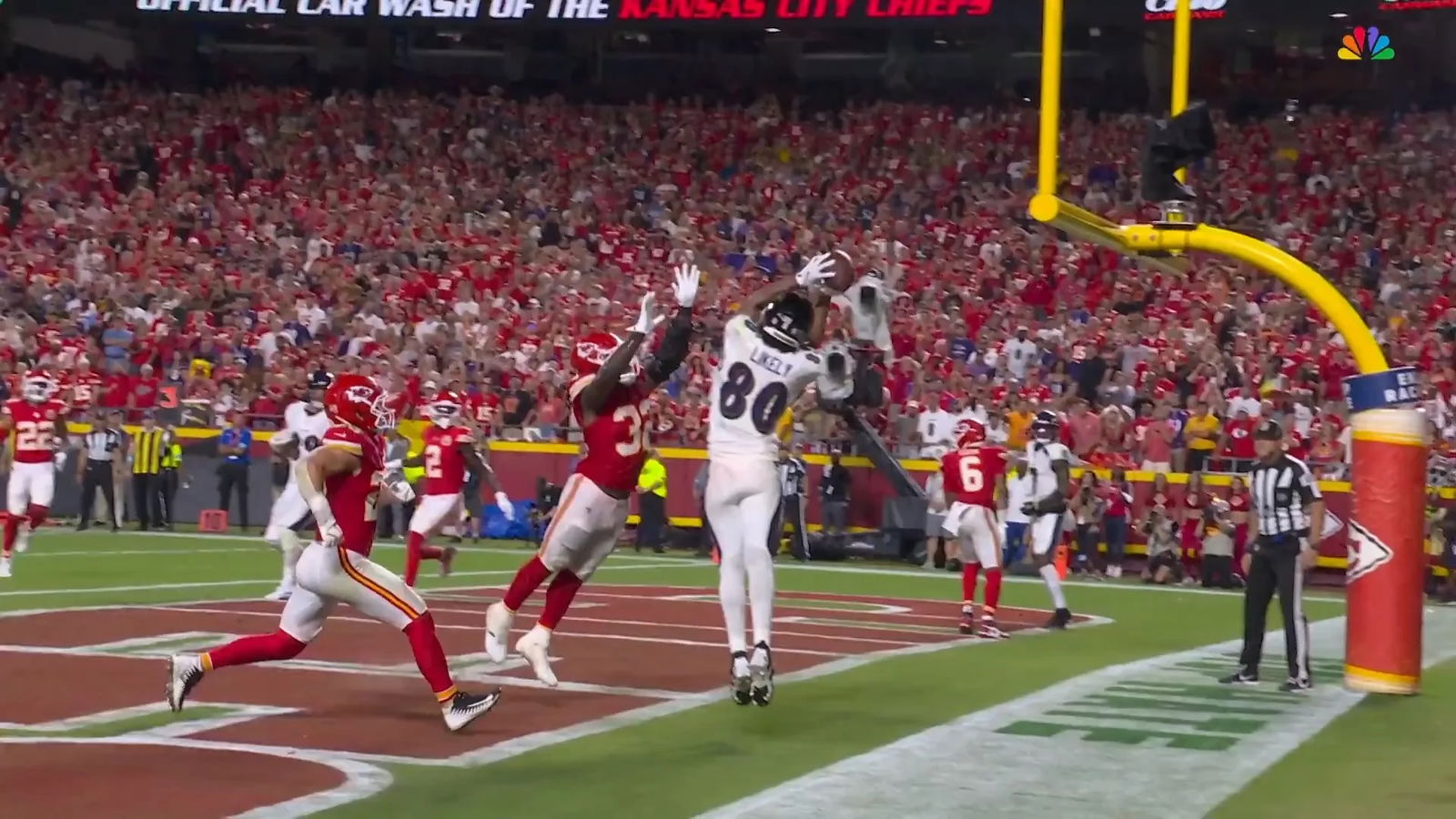 Baltimore Ravens Drop Season Opener to Chiefs by a Toe-Tap from Isaiah ...