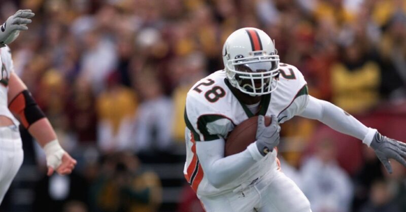 Legendary Running Back Clinton Portis Accidentally Committed to Miami ...