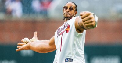 Ludacris Recreates Iconic 'Get Back' Music Video Arms for First Pitch ...