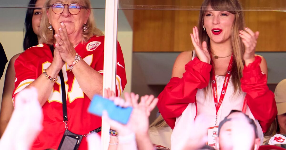 Donna Kelce Shares First Reaction to Taylor Swift and Travis Kelce's ...