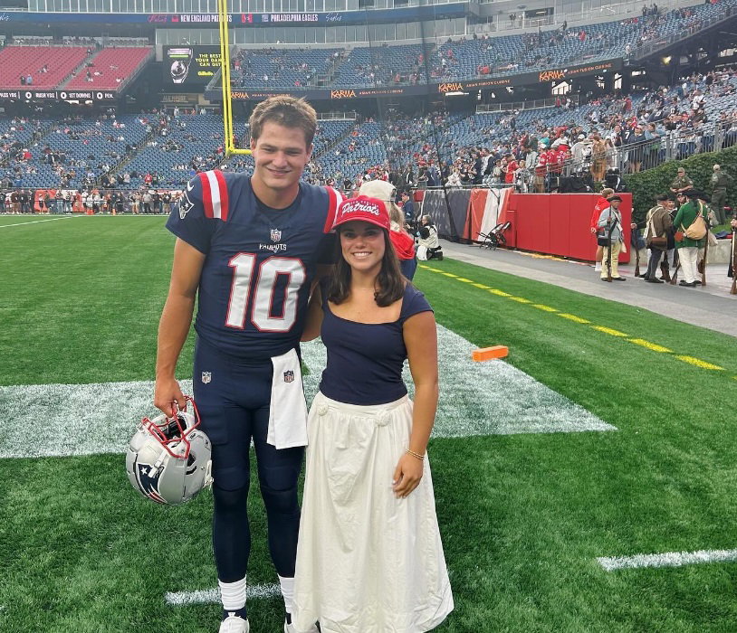 Drake Maye's Girlfriend Steals the Spotlight Following His NFL Debut ...