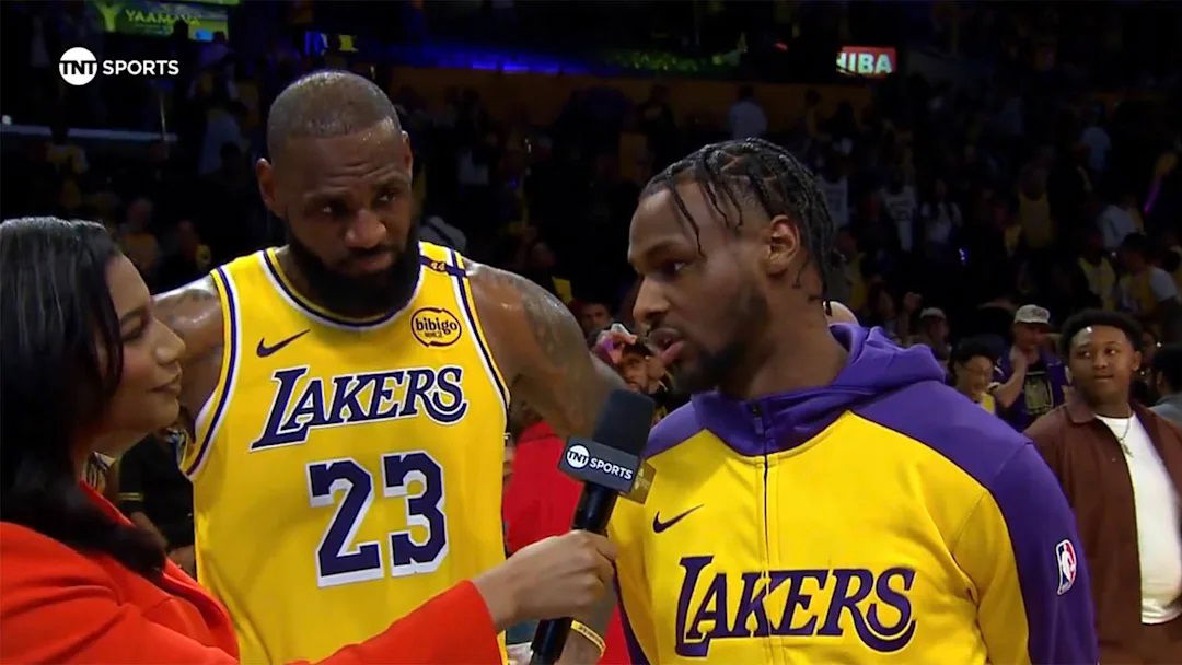 LeBron and Bronny James Share Emotional Interview Following Historic ...