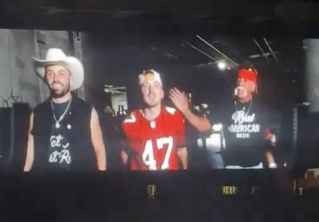 Morgan Wallen Joined by Hulk Hogan and Baker Mayfield at Rescheduled ...