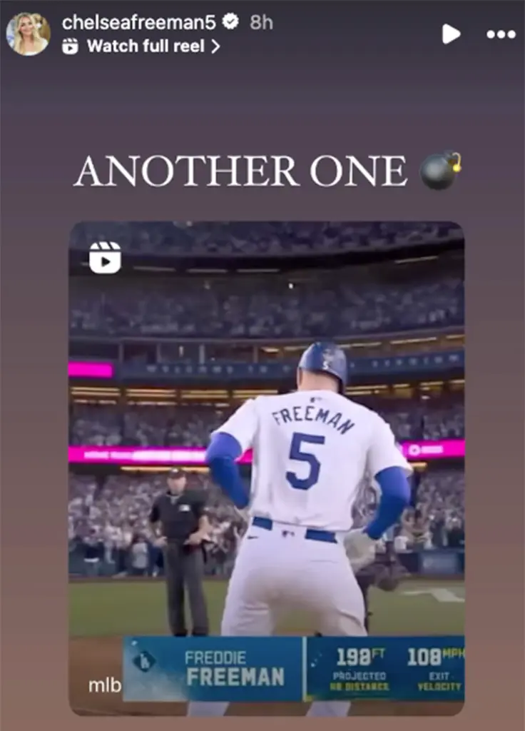 Dodgers Star's Wife Celebrates His Second World Series Home Run ...