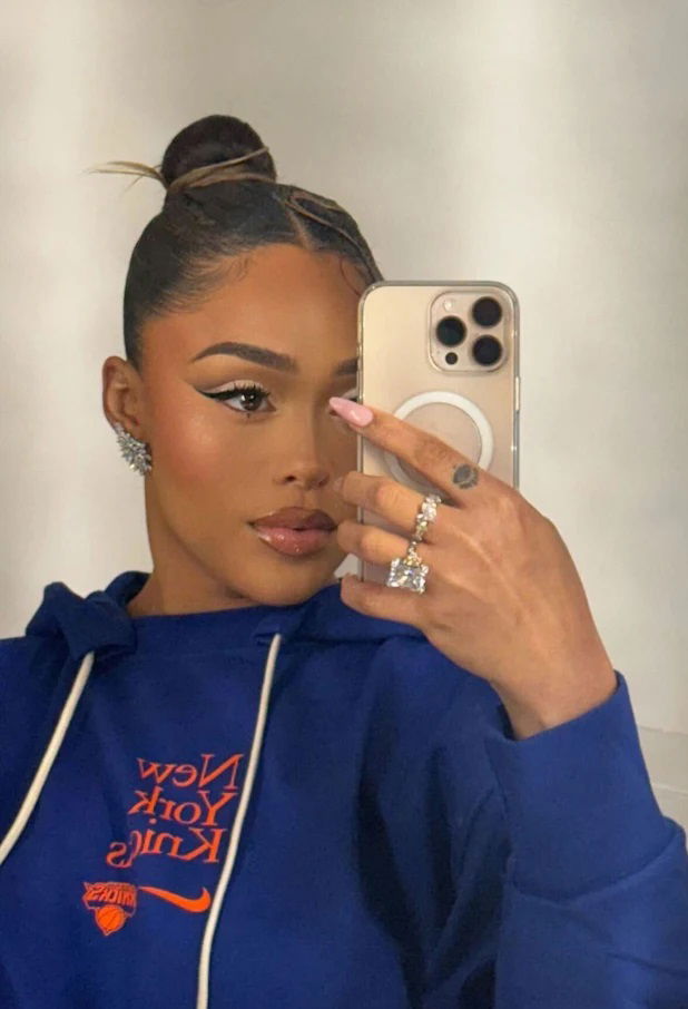 Jordyn Woods Sends Strong Message Against Cancer as Boyfriend Karl ...