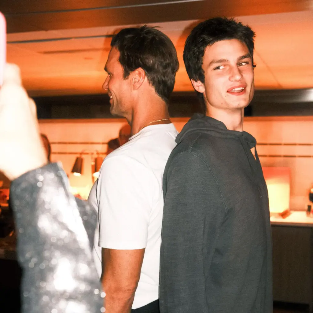 Tom Brady Joins Sons Jack and Benjamin for a ‘Boys Night’ at Taylor ...