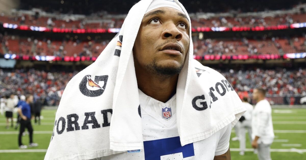 Colts' Anthony Richardson Reflects on How Two Weeks of Benching ...