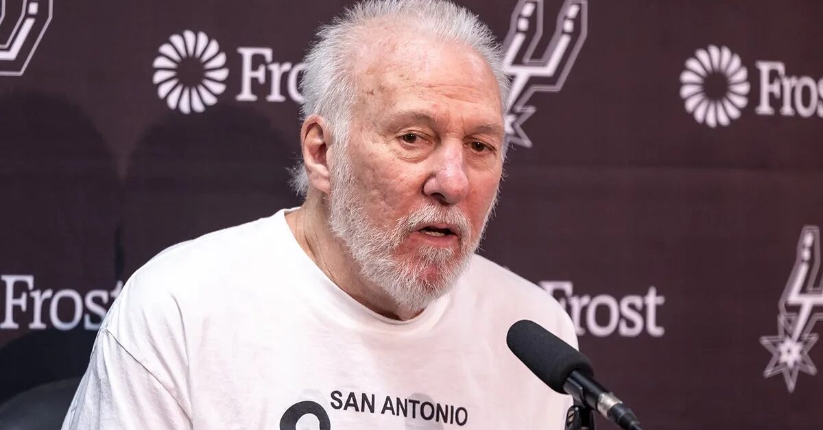 Fans Concerned After Legendary Spurs Head Coach Gregg Popovich Makes ...