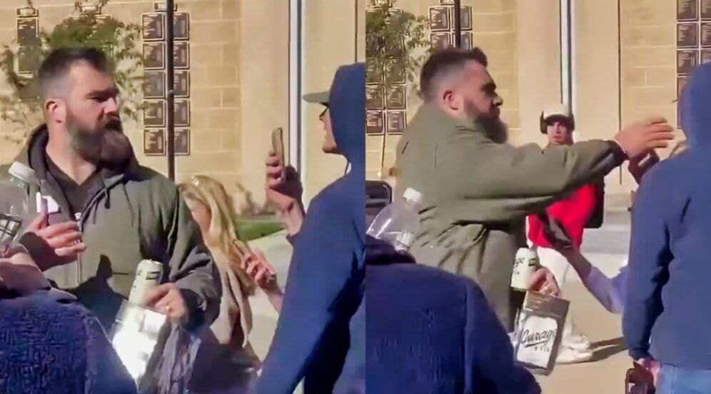 Radio Host Criticizes Jason Kelce for Smashing Fan's Phone After Insult Directed at Travis Over ...