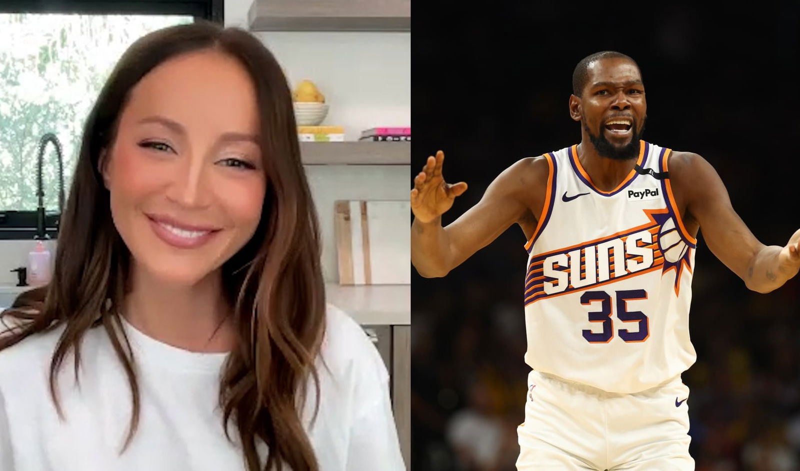 Kay Adams Bursts into Laughter After Kevin Durant Calls Her 'Another Woman That Doesn't Listen ...