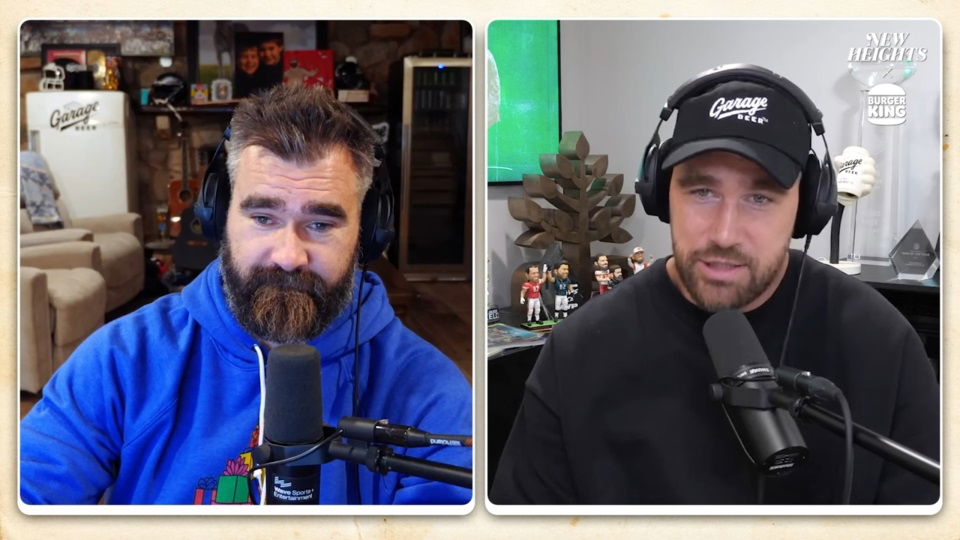 Travis and Jason Kelce's Groundbreaking Podcast Announcement Wows Fans ...