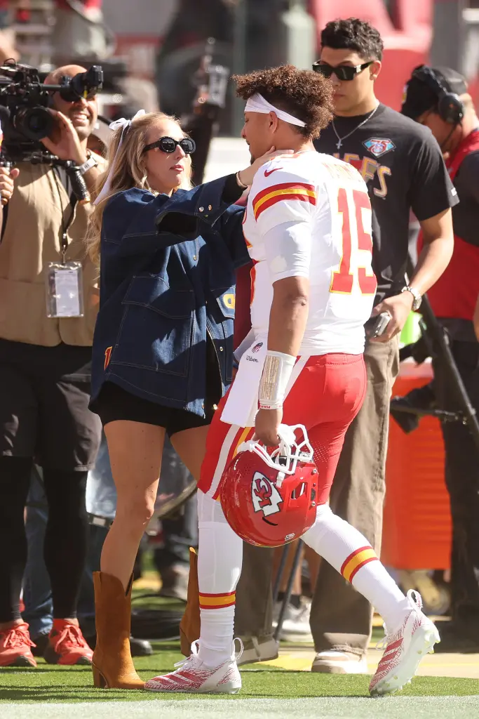 Patrick Mahomes Shows Affection to Wife Brittany in PDA Photos ...
