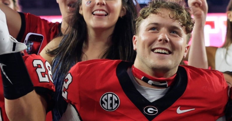 Georgia Player Spotted Celebrating with Ole Miss Fans Amid Field ...