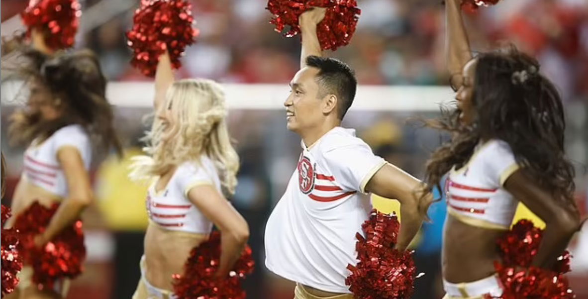 ESPN's Spotlight on Male 49ers Cheerleader Ignites Social Media Frenzy ...