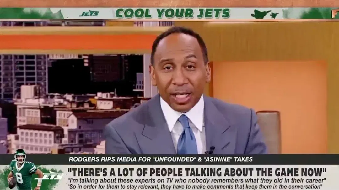 Stephen A. Smith and Mina Kimes Fire Back at Aaron Rodgers Over ...