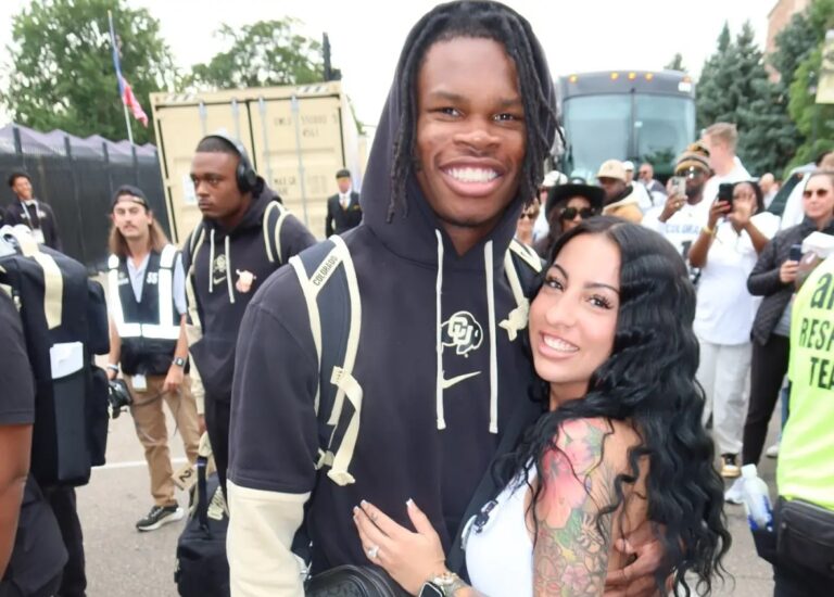 Travis Hunter and Wife Leanna Lenee Welcome Baby Boy Ahead of NFL ...