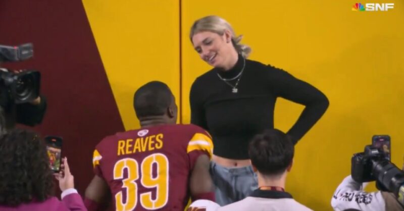 Commanders Player Jeremy Reaves Clinches Playoff Spot and Proposes on ...