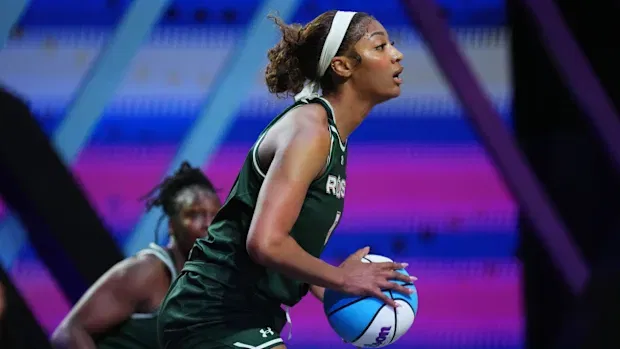 Angel Reese Turns Heads with Futuristic Pre-Game Fit Before Dominant ...