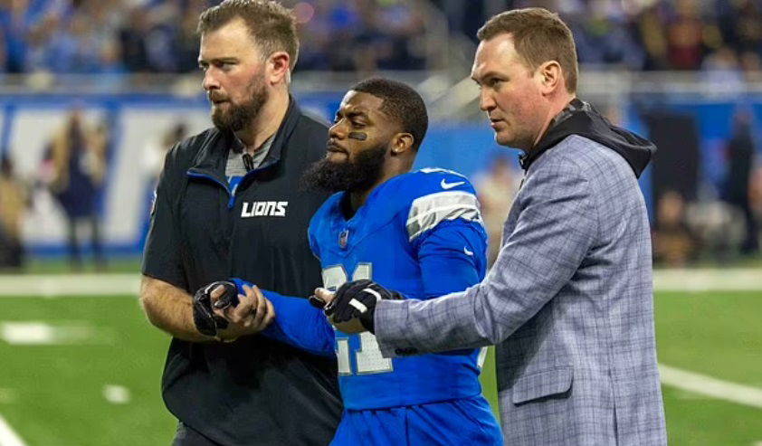 Lions Star Amik Robertson Suffers Broken Arm During Playoff Loss to ...