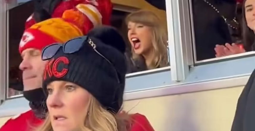 New Footage Shows Taylor Swift's Expletive-Laden Reaction to Travis Kelce's Play During Chiefs ...