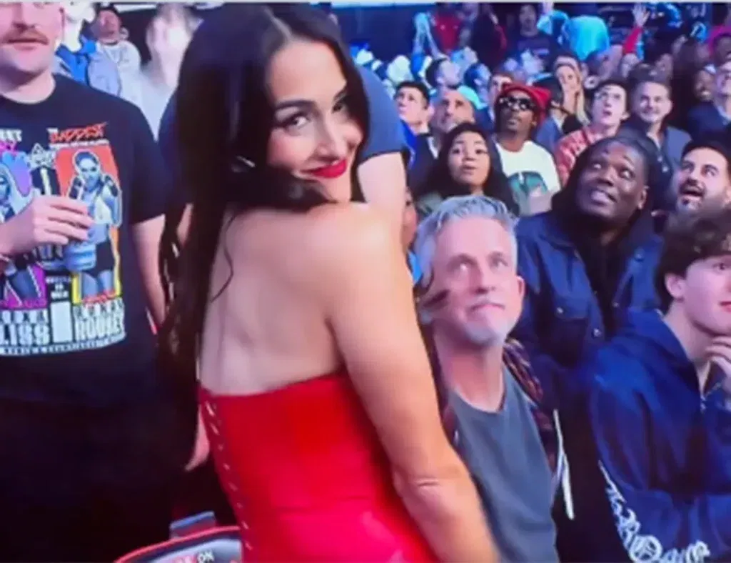 Bill Simmons Goes Viral Sitting Next to Dancing Nikki Bella at WWE Raw ...