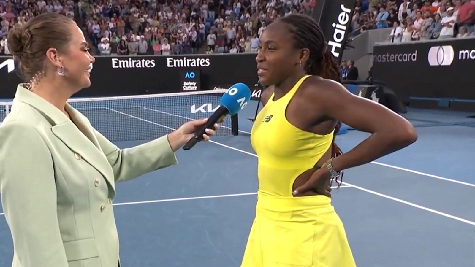 Coco Gauff Stunned by Heartfelt Standing Ovation from New York Liberty ...